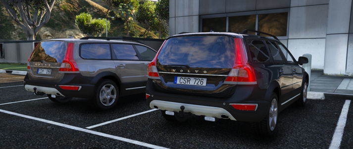 -16 Volvo XC70 Polisbil – Elle Modding