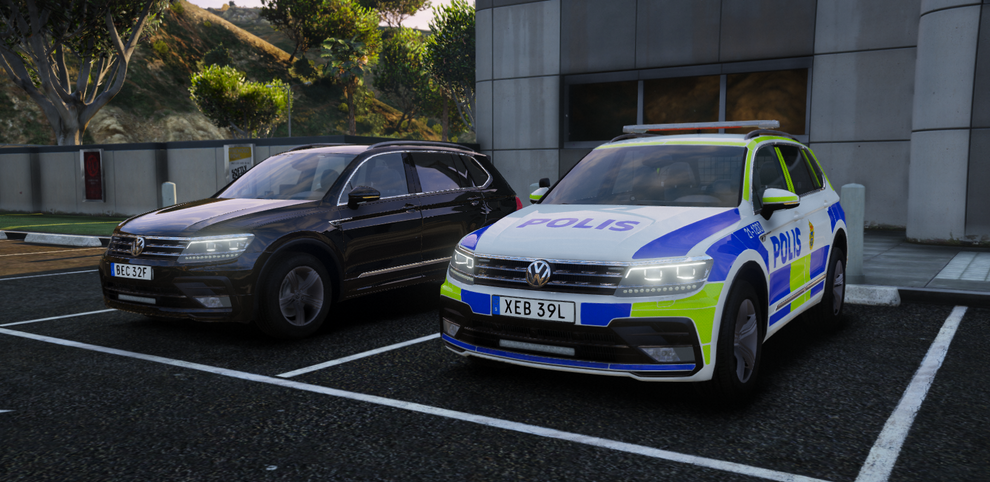 -19 VW Tiguan Polisbil – Elle Modding