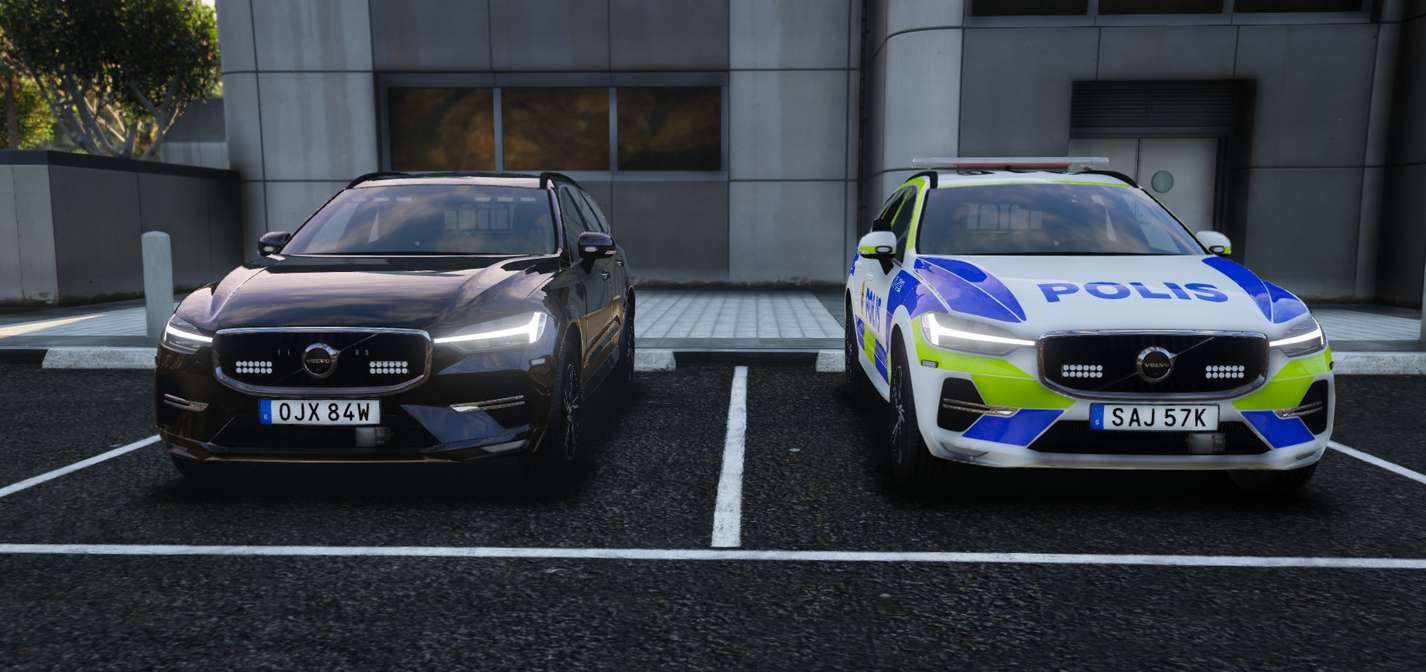 -22 Volvo XC60 Polisbil – Elle Modding