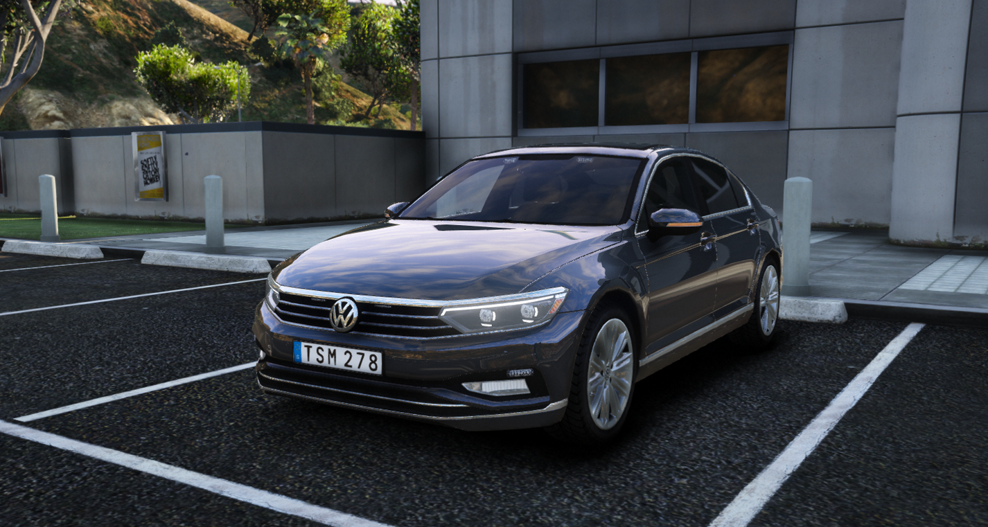 -20 VW Passat Polisbil – Elle Modding